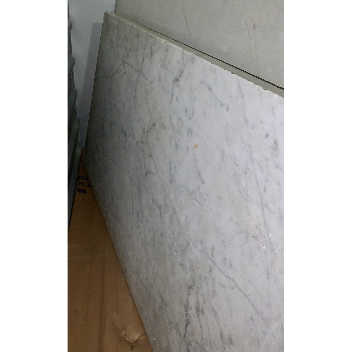 Large Antique White Marble Counter | Table Top | Slab | 72" x 27" x 2 ...