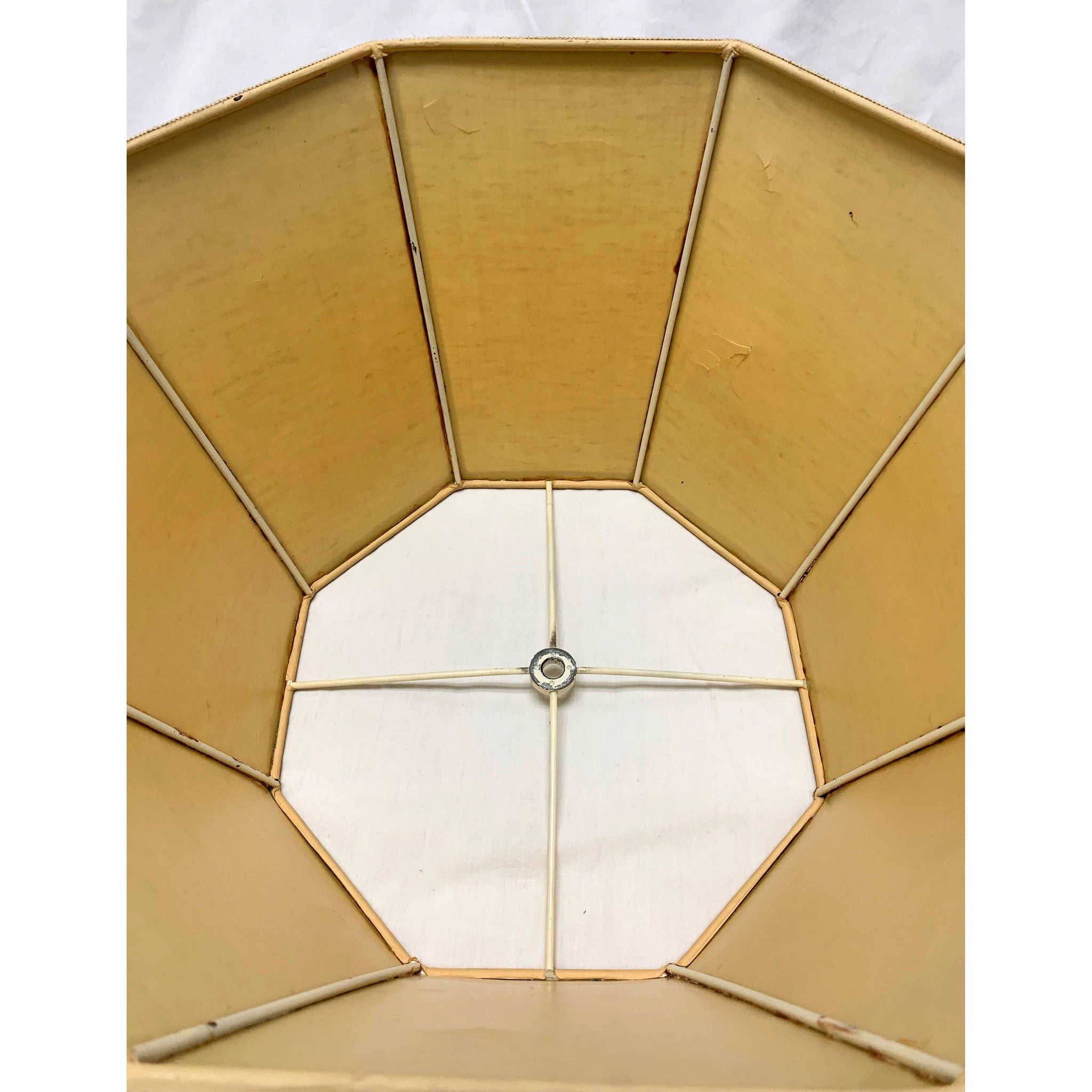 Vintage Octagon Fabric Lampshades | Medium - 16"W x 10"H | A Pair avai ...